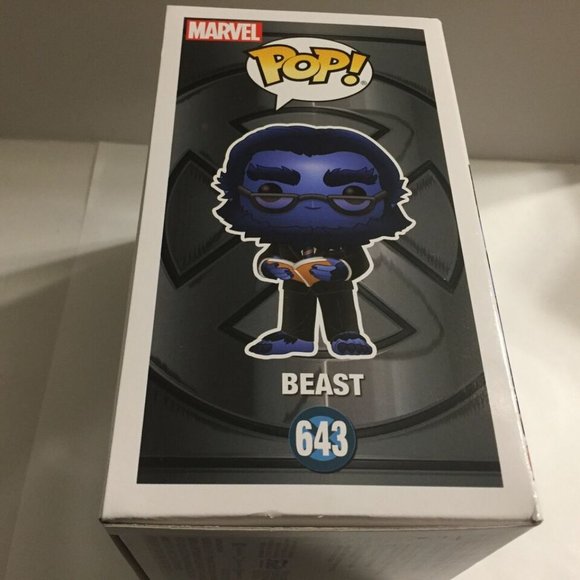 Marvel | Toys | New Marvel Xmen Beast Flocked Funko Pop Figure 643 ...